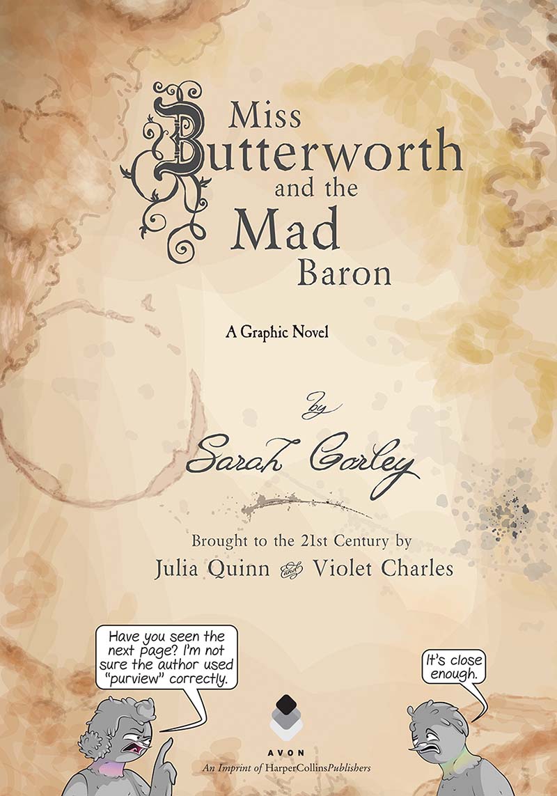 Miss Butterworth and the Mad Baron – Graphic Novel – Vem Aí ...